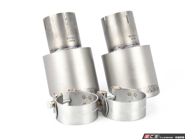 Milltek Sport - MSVW374X2 - GT100 Exhaust Titanium Tips - Set Of 2