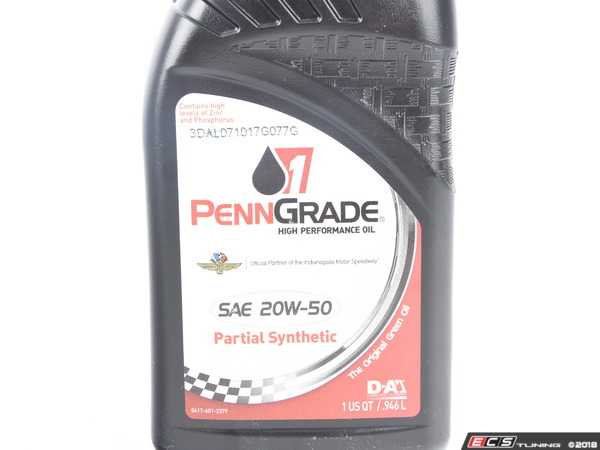 Brad Penn - 7119C - Penn Grade 1 Engine Oil (20w-50) - 1 Quart