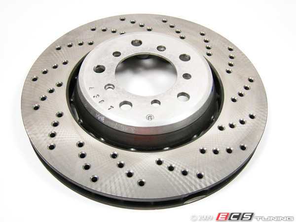 Genuine European BMW - 34112282802 - Brake Disc - Cross Drilled with ...