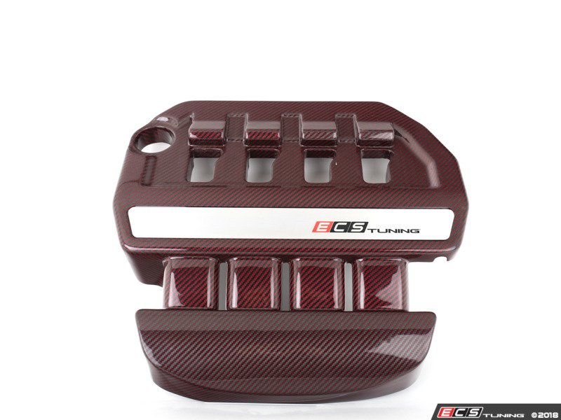 ECS - 015502ECS02 - MK7/8v Gen3 Red Carbon Kevlar Engine Cover - (NO ...