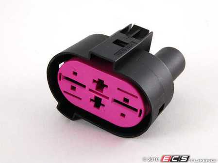 Genuine Volkswagen Audi - 1J0906234 - Connector housing - 4 Pin (1J0 ...