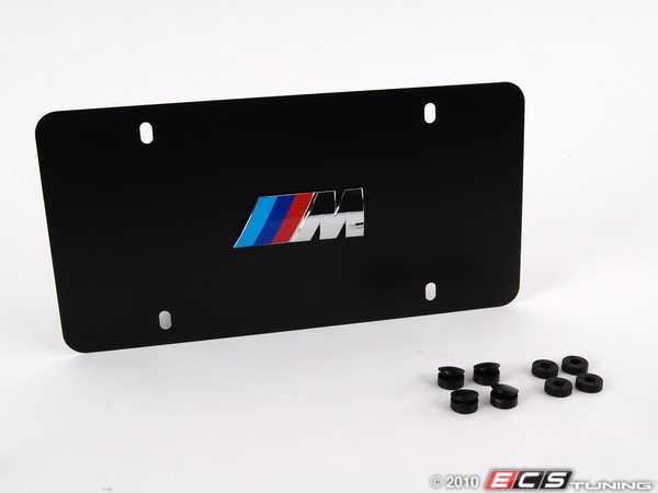 Genuine BMW - 82121470397 - "///M" Vanity Plate - Black - (NO LONGER ...