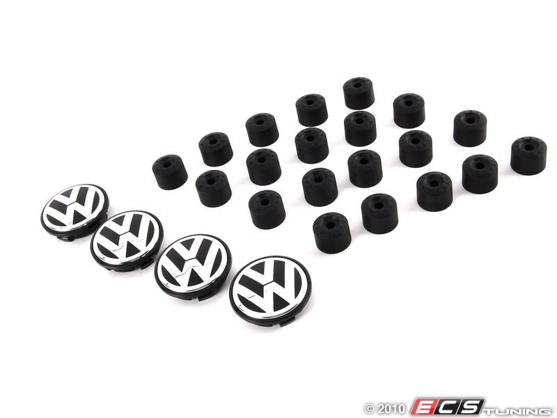 Genuine Volkswagen Audi - 1K0MK5R32 - MK5 R32 Center Cap Package (1K0 ...