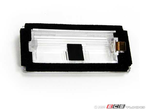 Genuine BMW - 51138236269 - Angled License Plate Light Lens - Priced ...