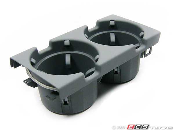 Genuine BMW - 51168248504 - E46 Front Cup Holder Insert - Gray (51-16-8 ...