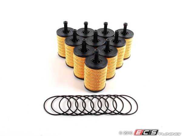 Genuine Volkswagen Audi - 071115562C - Oil Filter - 10 Pack (071 115 562 C)