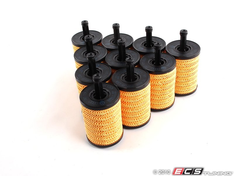 Genuine Volkswagen Audi - 071115562C - Oil Filter - 10 Pack (071 115 562 C)