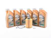 Assembled By ECS - E46M3SVCKT - Castrol TWS Oil Change Kit / Inspection I