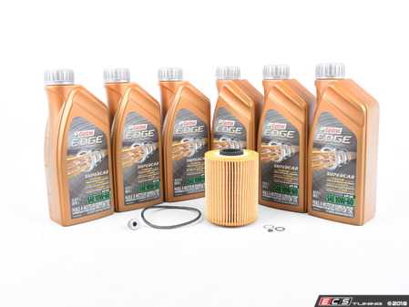 Assembled By ECS - E46M3SVCKT - Castrol TWS Oil Change Kit / Inspection I