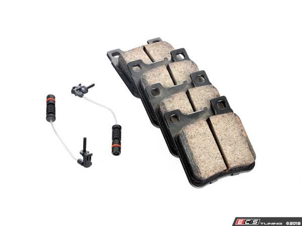 Akebono - 0044209220 - Rear Euro Ceramic Brake Pad Set