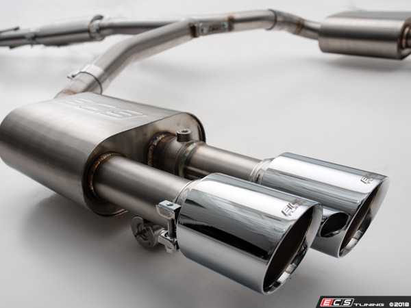 ECS - 008553ecs01KT - Audi B8/8.5 S4 Valved Cat-Back Exhaust System ...