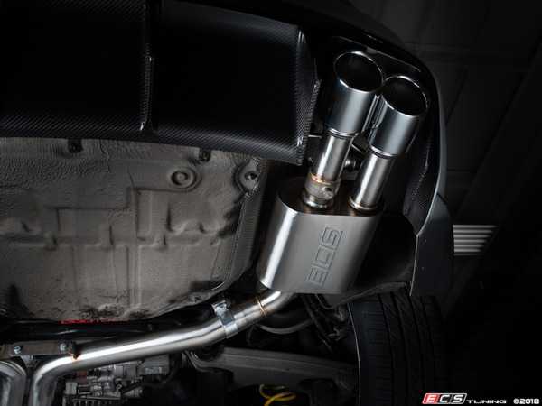 ECS - 008553ecs01KT - Audi B8/8.5 S4 Valved Cat-Back Exhaust System ...