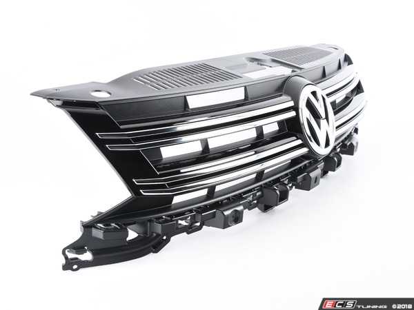 Genuine Volkswagen Audi - 5N0853651J9B9 - Radiator Grille (5N0 853 651 J 9B9)