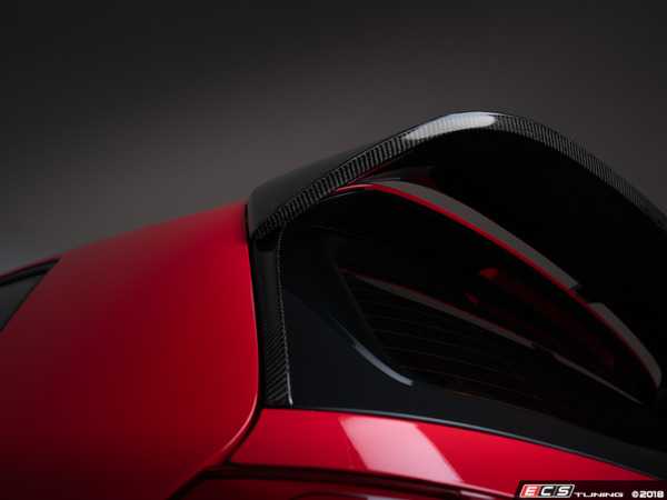 ECS - 023337ECS01 - Carbon Fiber Hatch Spoiler Side Blades - Set