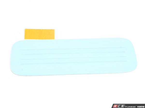 Genuine BMW - 51777374898 - SILL ENTRY PANEL, REAR (51-77-7-374-898)