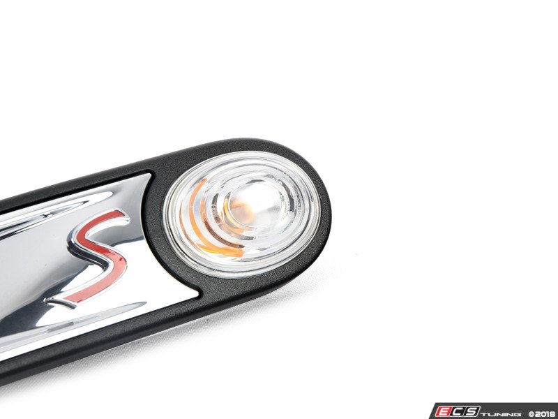 Genuine MINI - 63137268881 - Side Turn Signal & Grille "S" - White ...