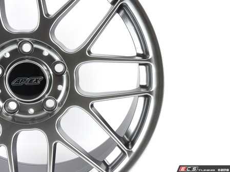 APEX Wheels - arc818stKT - Apex ARC-8 Hyper Black - Staggered Set