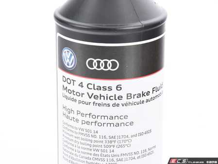 Genuine Volkswagen Audi - B0007501MDSP - Brake Fluid - 500mL