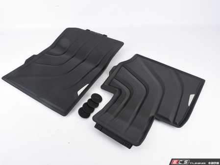 Genuine BMW - 51472458442 - Front Rubber Floor Mats - Black (51-47-2 ...