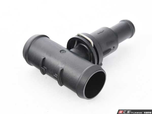 Genuine Volkswagen Audi - 1K0121087R - Radiator Coolant Hose Adapter ...