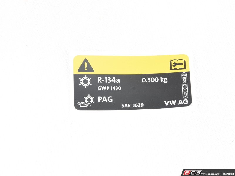 Genuine Volkswagen Audi - 5Q0010008D - STICKER (5Q0 010 008 D)