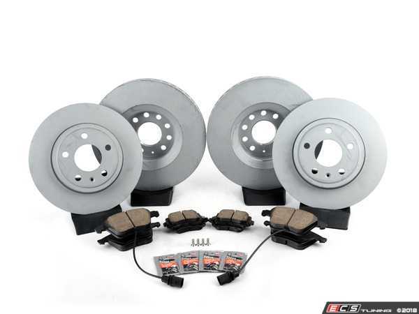 Assembled By ECS - 8E0615301ADK5KT - Front & Rear Premuim Brake Service Kit