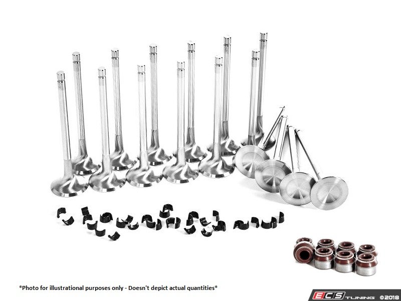 Assembled By ECS - ST-AIVN-1103SKT - Supertech Stainless Intake Valve Kit