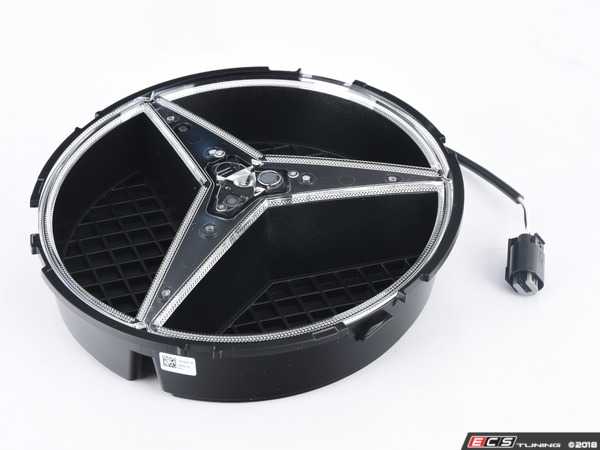 Genuine Mercedes Benz - 1668177500 - Illuminated Mercedes Grille Emblem ...