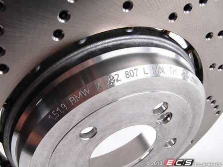 Genuine BMW - 34212282807 - E60 M5 Rear Brake Rotor - Left (34-21-2-282 ...