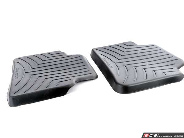 WeatherTech - 441462 - E90/91 Rear FloorLiner DigitalFit - Black
