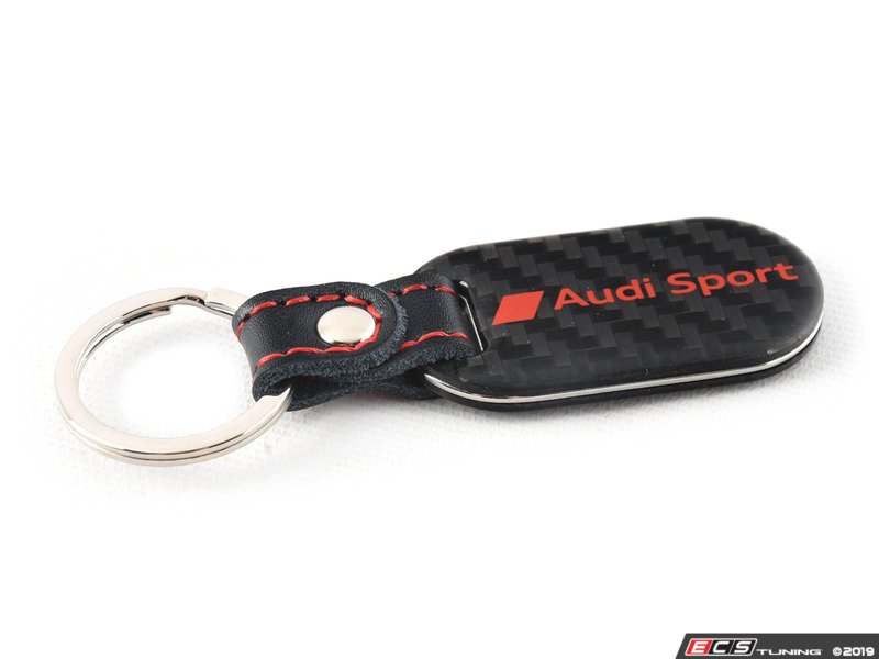 Genuine Volkswagen Audi - ZAW087610A - Carbon Fiber Audi Sport Keychain ...