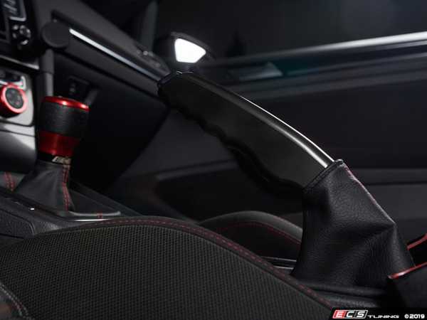 ECS - 019789ECS01-02 - MK7 Billet Aluminum Parking Brake Handle - Black ...