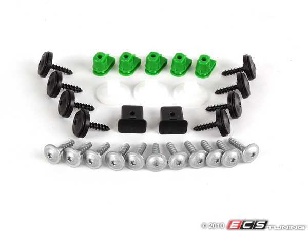 Genuine Volkswagen Audi - 8E0898193 - License Plate Mounting Kit (8E0 ...