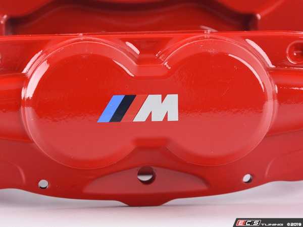 Genuine BMW - 34106875653 - Red BMW M Performance Caliper - Left (34-10 ...