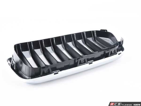 Genuine BMW - 51137424777 - Front Grill - Left - Basis (51-13-7-424-777)