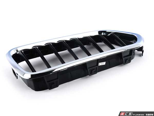 Genuine BMW - 51137424777 - Front Grill - Left - Basis (51-13-7-424-777)