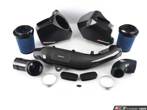 AFE - 54-76305-CF - Black Series Momentum Carbon Fiber Cold Air Intake System w/ PRO 5R Filter