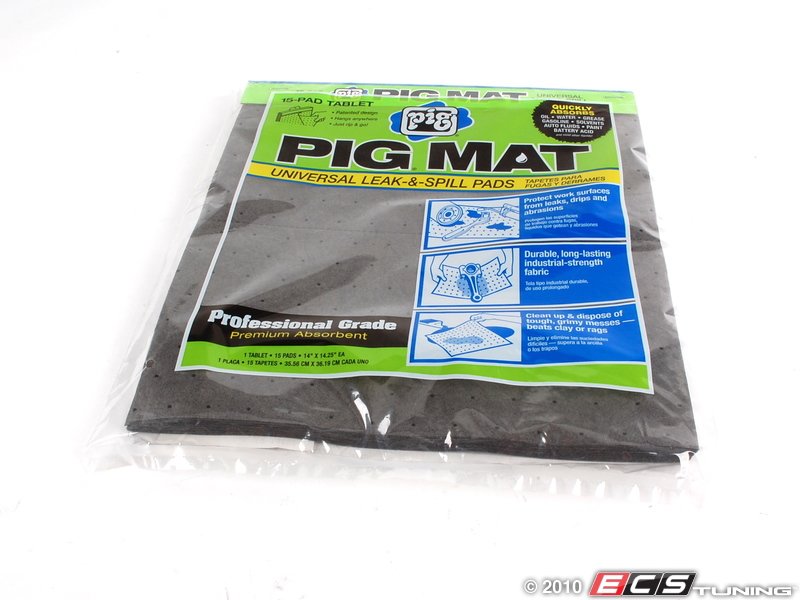 New Pig - 25101 - Absorbent Pig Mat Tablet - 14" X 14.25"