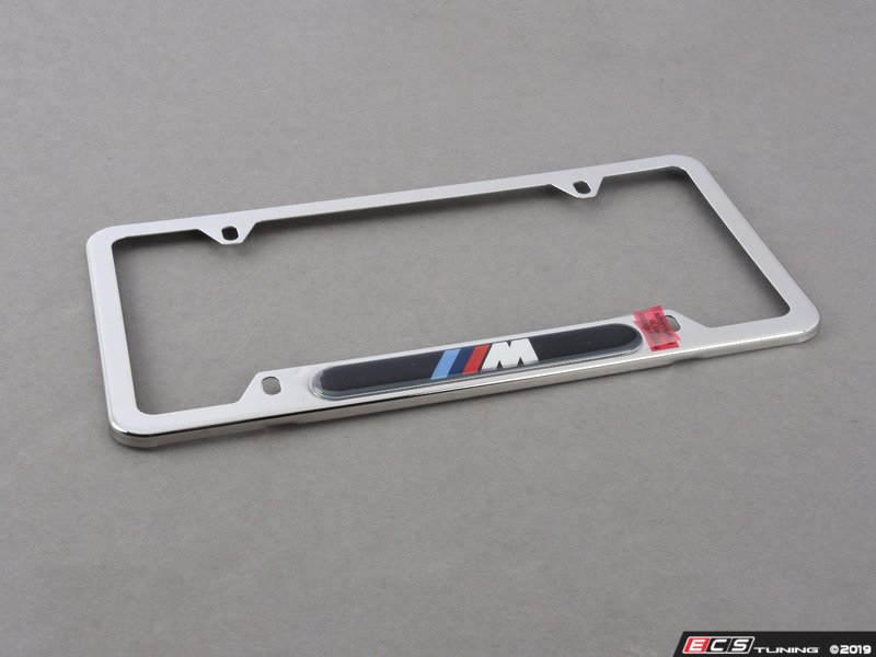 Genuine BMW - 82120010405 - "///M" License Plate Frame - Polished (82 ...