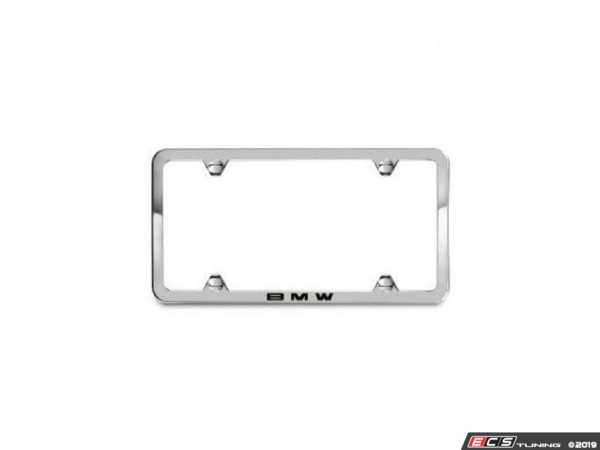 Genuine BMW - 82120042709 - LASER SLIMLINE PLATE - POLIS (82-12-0-042-709)
