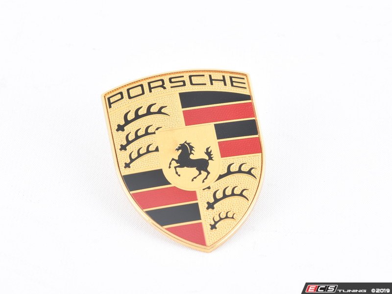 Genuine Porsche - 9P1853601 - Hood crest - Full Color