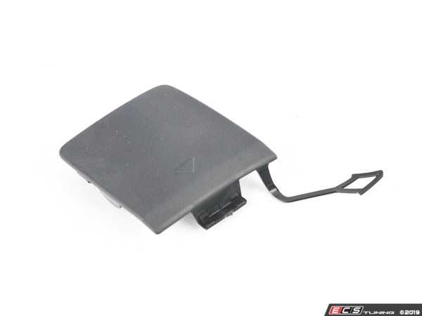 Genuine BMW - 51317361233 - F48 X1 Tow Hook Cover (Black) (51-31-7-361-233)