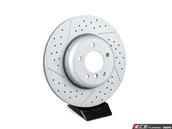 Pagid - 34116786392 - Brake Disc - Cross- Drilled and Slotted (338 X 26 mm)