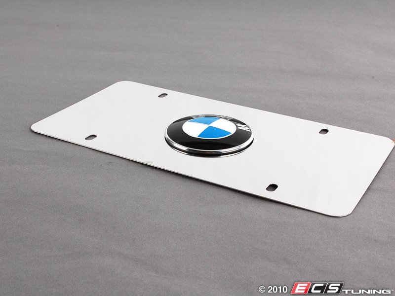 Genuine BMW - 82121470314 - "BMW" Vanity Plate - Polished Aluminum ...