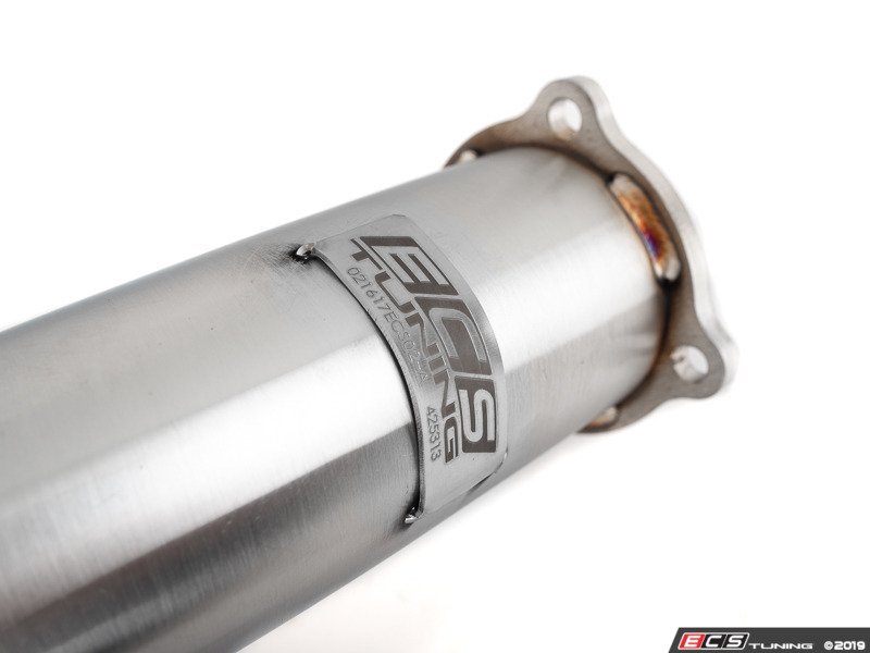ECS - 021617ecs02KT1 - B8 2.0T T304 Stainless Steel 3.0" Downpipe