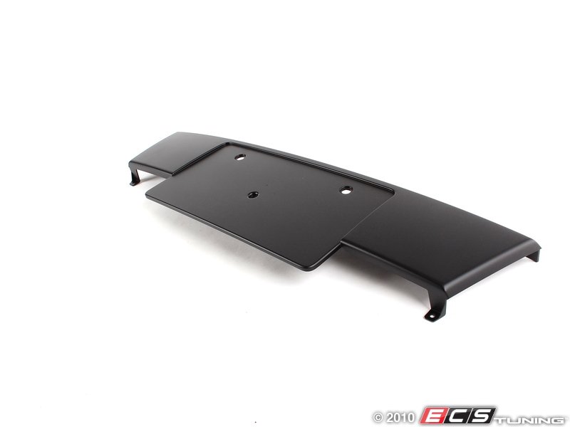 Genuine Volkswagen Audi - 8K0807285C3FZ - License Plate Bracket - Black ...