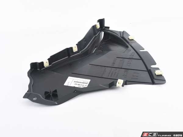 Genuine BMW - 51758080061 - COVER, BOTTOM LEFT (51-75-8-080-061)