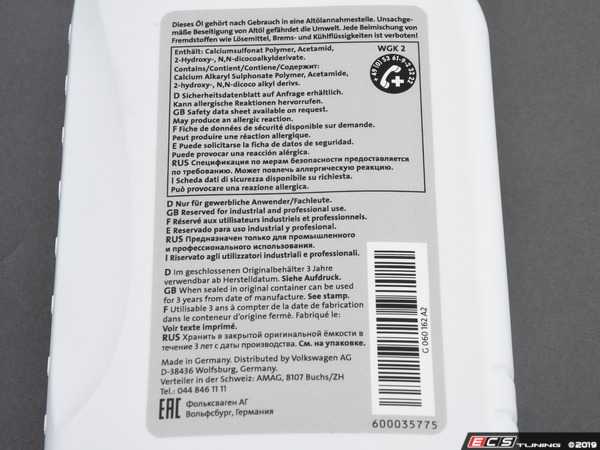 Genuine Volkswagen Audi - G060162A2 - Automatic Transmission Fluid - 1 ...