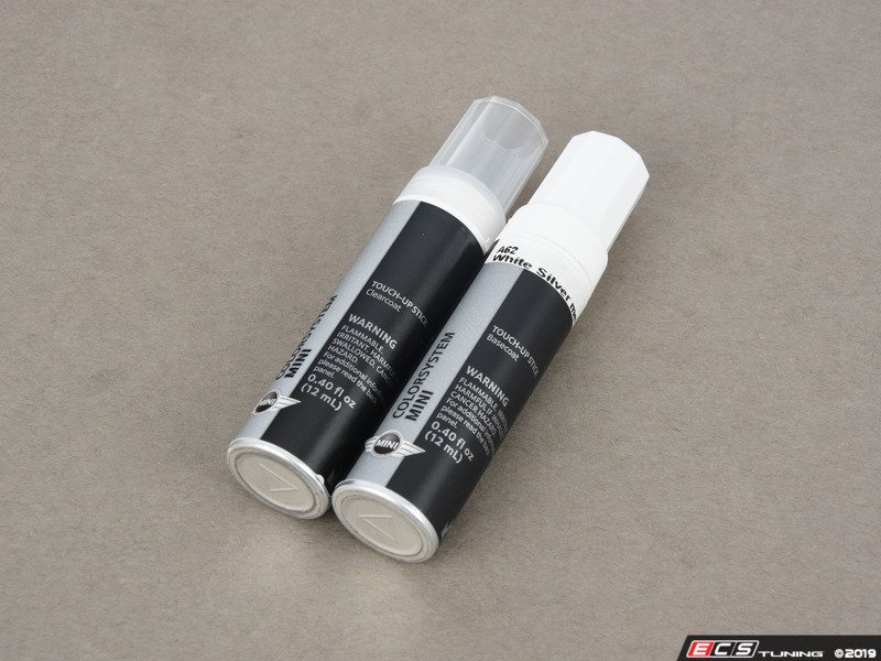 Genuine MINI - 51910427181 - White Silver Metallic Touch Up Paint Stick ...