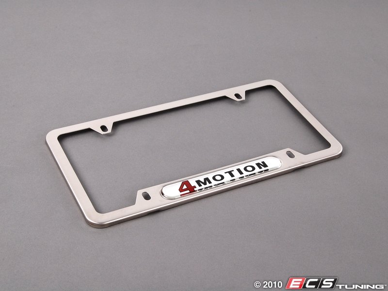 Genuine Volkswagen Audi - ZVW355015 - 4Motion Plate Frame - (NO LONGER ...